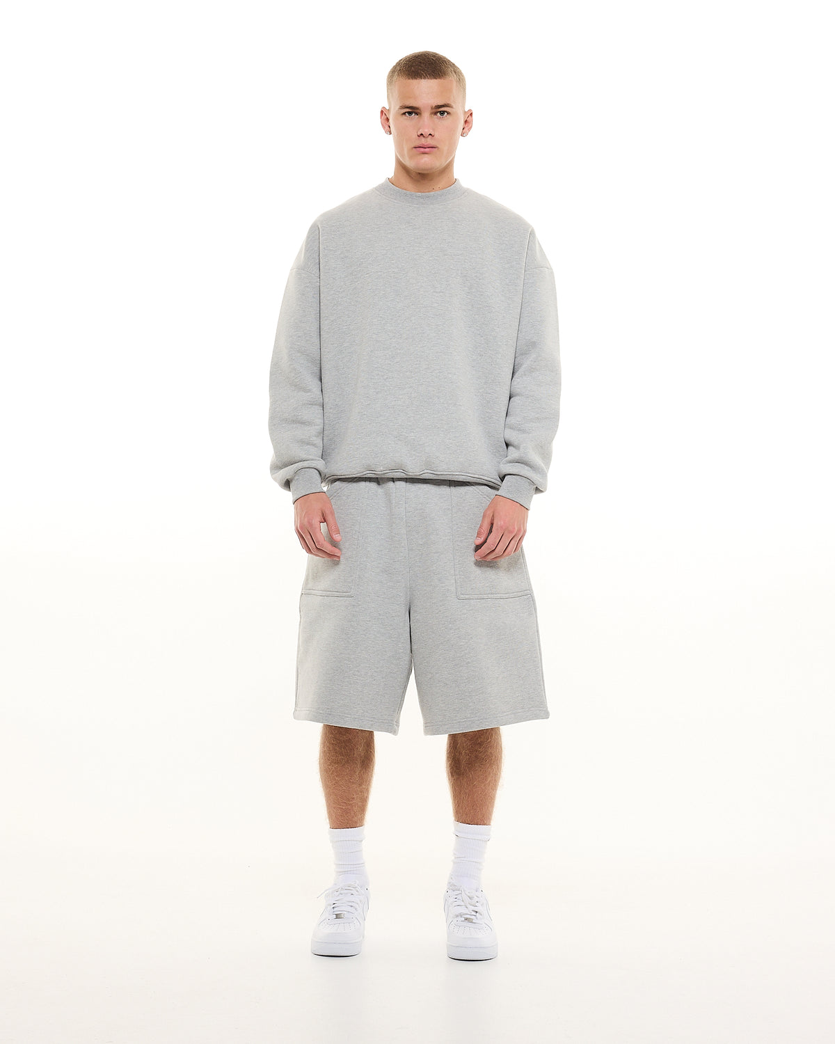 Grey Cozy Shorts | Sweats Collective