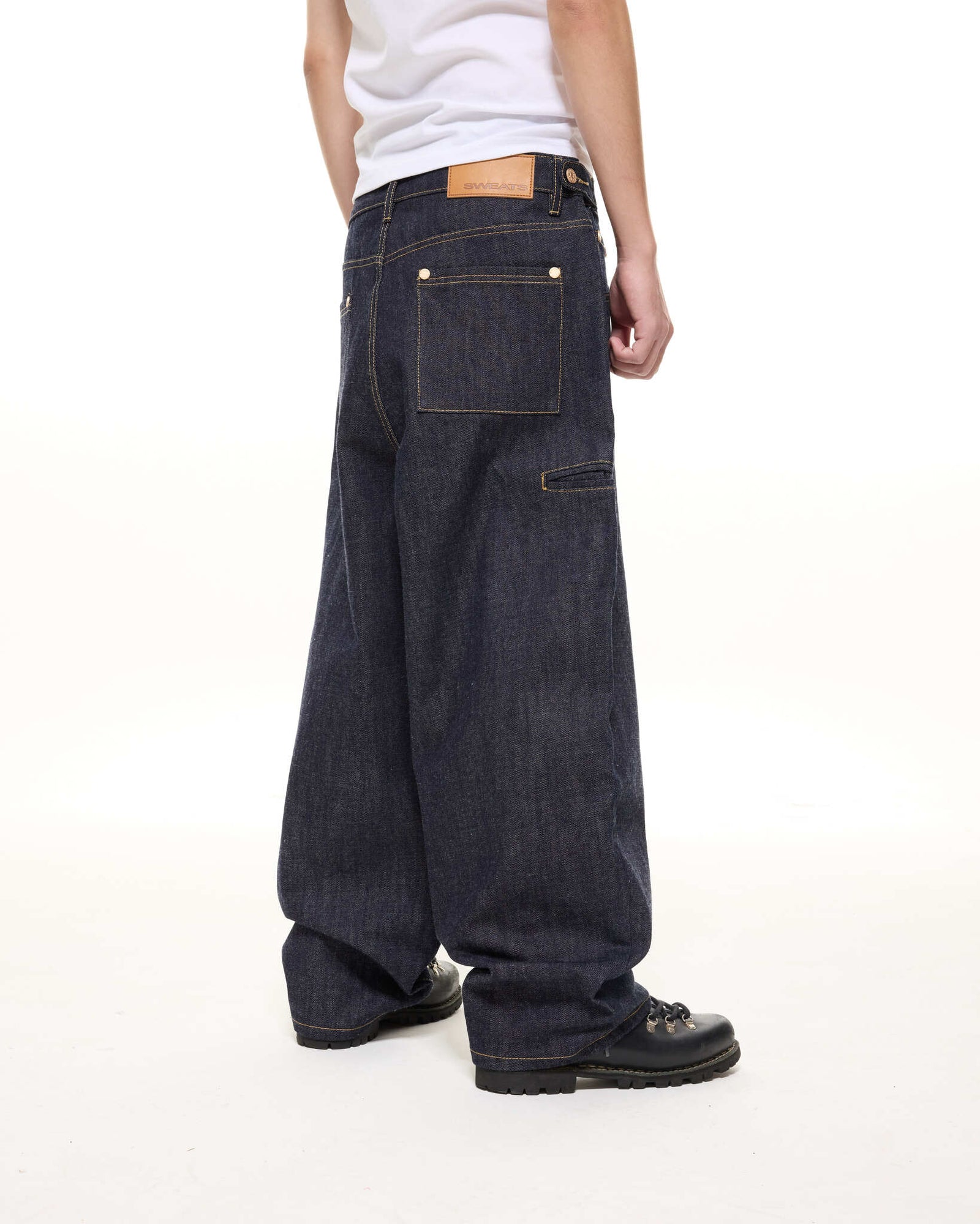 Indigo Denim Baggy Jeans | Sweats Collective